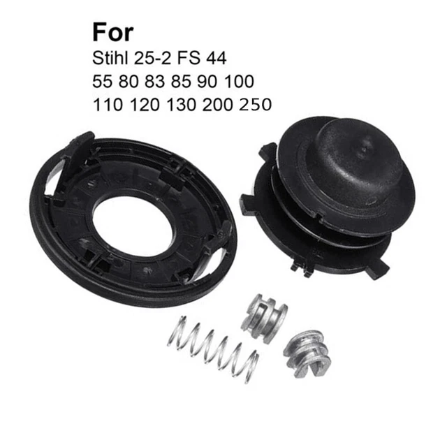 COMPLETE TRIMMING SOLUTION for Stihl 252 FS Head Spool+Cover+Spring Set ...