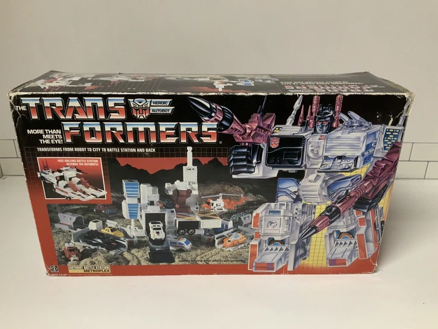 VINTAGE 1985 TRANSFORMERS Autobot Battle Station Metroplex - Boxed £139 ...