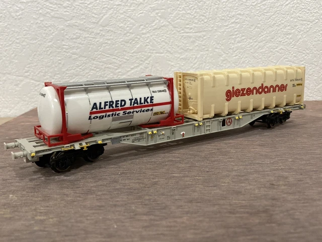 INTERMODAL CONTAINER WAGON #acme #lsmodels #train #ho #sncf #jouef # ...