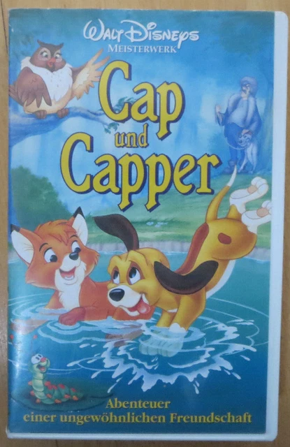 CAP UND CAPPER - Original Walt Disney - VHS Videocassette mit Hologramm ...