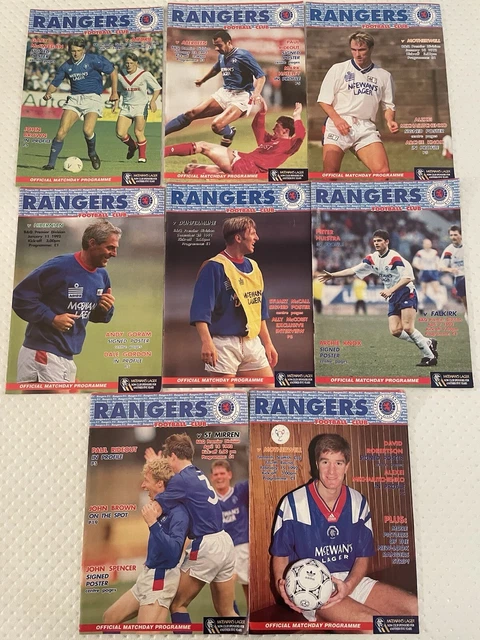 COLLECTION OF RANGERS Programmes £5.91 - PicClick UK