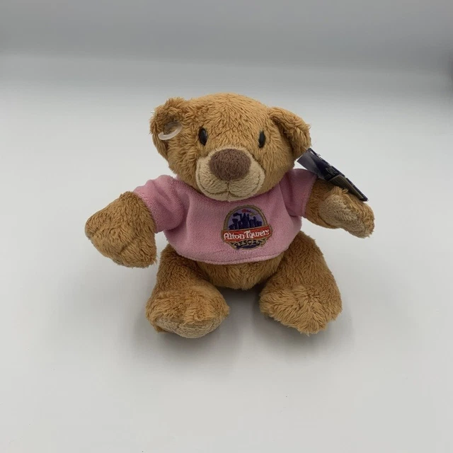 ALTON TOWERS RESORT Small Teddy Bear Soft Toy Plush 2009 £10.99 ...