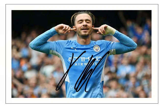 JACK GREALISH SIGNED Autograph 6X4 PHOTO Gift Signature Print ...