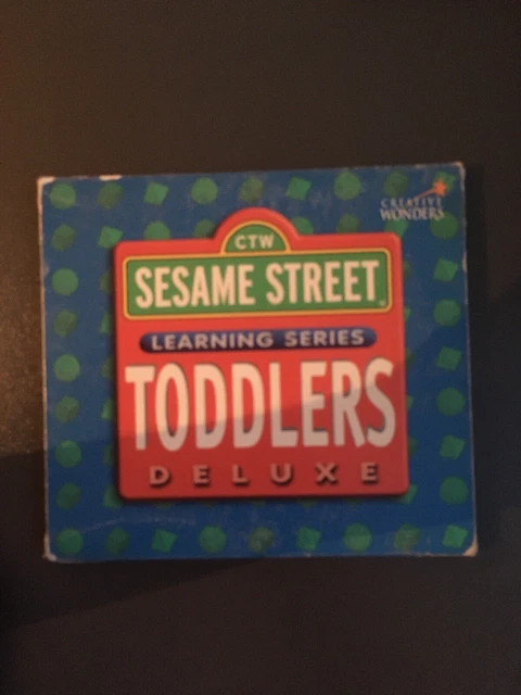 SESAME STREET LEARNING Series Toddlers Deluxe Computer PC Game £3.00 ...
