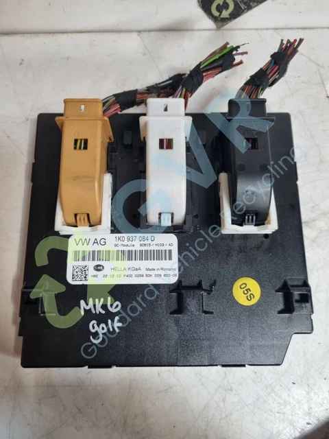 VW GOLF MK6 Onboard Supply Control Module CCM Unit 1K0937084D ...