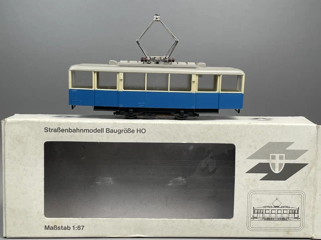 H0 STRASSENBAHN-TRIEBWAGEN WIENER Stadtwerke Type M DC OVP / 2 L 580 ...