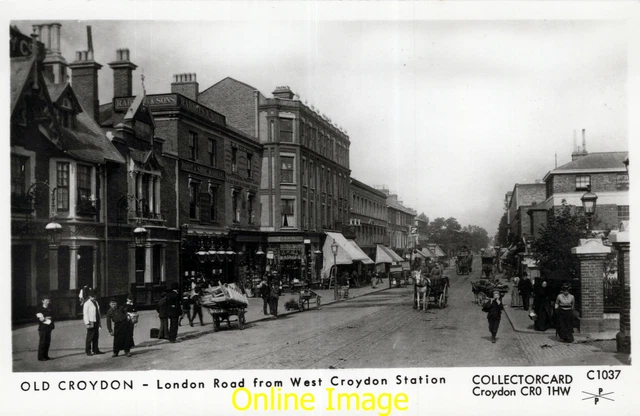 CARTE POSTALE IMPRIMÉS Pamlin : C1037 Old Croydon London Road frm West ...