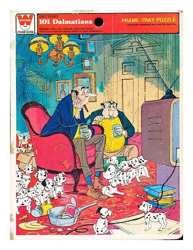 WALT DISNEY PRODUCTIONS Walt Disney 101 Dalmatians: Frame-tray puzzle ...