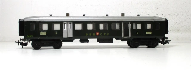 MÄRKLIN H0 348/1 Personenwagen aus Blech 2.KL SBB CFF (1533H) EUR 69,99 - PicClick DE
