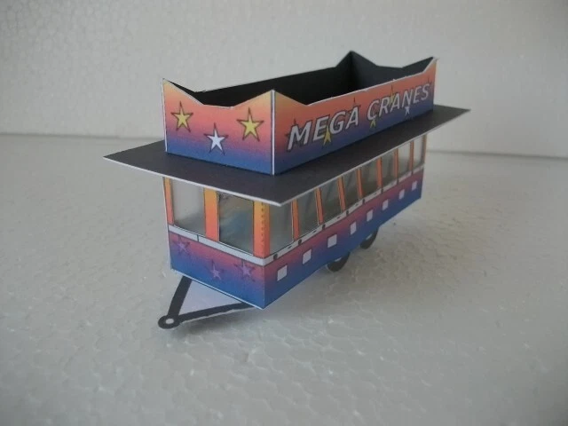 FUN FAIR CARD Model 00 Scale Kit Cranes Fairground ,Card Kit,Model ...