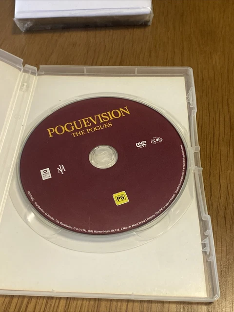 THE POGUES POGUEVISION DVD 15 Classic Irish Punk Songs 46 Minutes ...