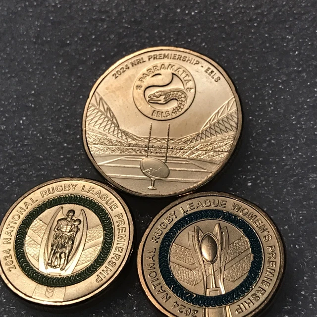NRL 2024 -EELS - Plus 2x $2 Premiership Coins $12.50 - PicClick AU