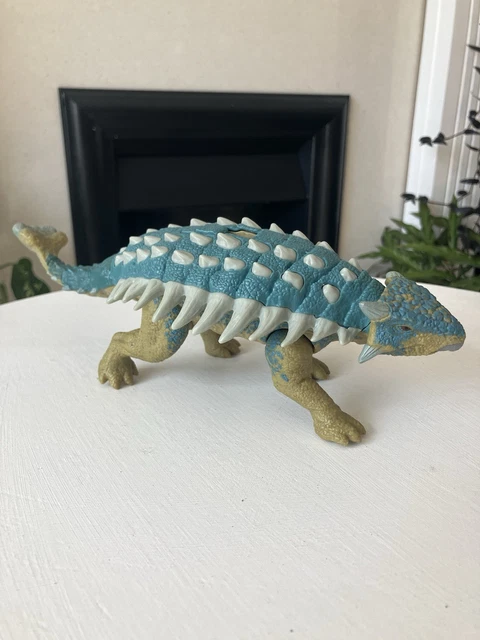 MATTEL JURASSIC WORLD Roar Attack Ankylosaurus "Bumpy" Dinosaur Action ...
