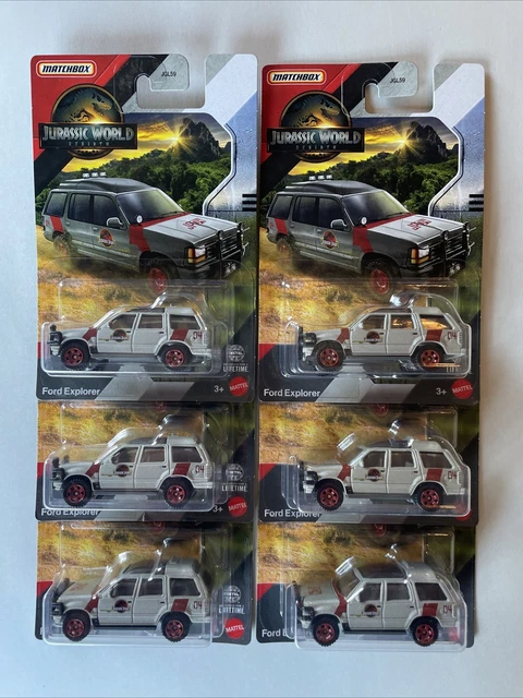 2025 MATCHBOX JURASSIC World Rebirth Ford Explorer #4 (Lot of 6) Gray $16.41 - PicClick CA