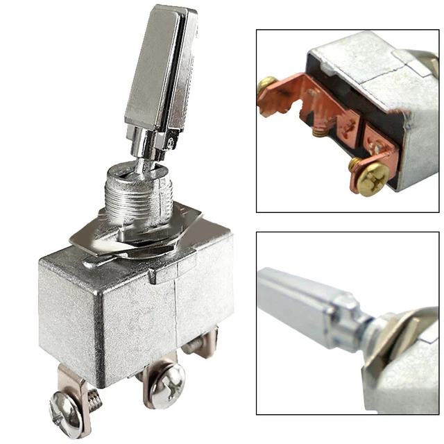 3 WAY TOGGLE Switch 3 Position Toggle Switch DC Current High Amperage ...