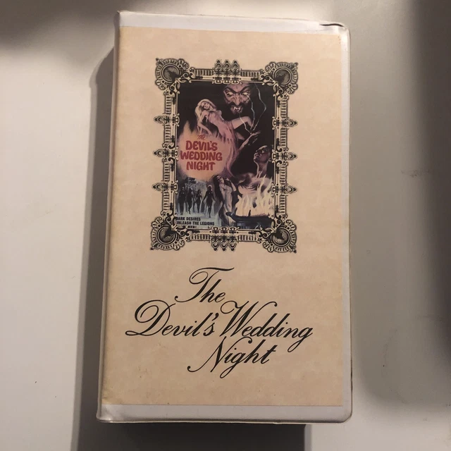 RARE DEVIL'S WEDDING NIGHT VCI VHS BIG BOX CLAMSHELL HORROR OCCULT ...