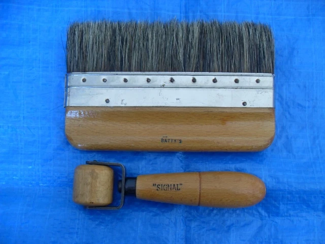 VINTAGE BATTY'S WALLPAPER Brush & Signal Roller Edger £12.50 - PicClick UK