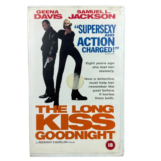 THE LONG KISS Goodnight Video VHS Ex Rental Large Case Action Film Cert ...
