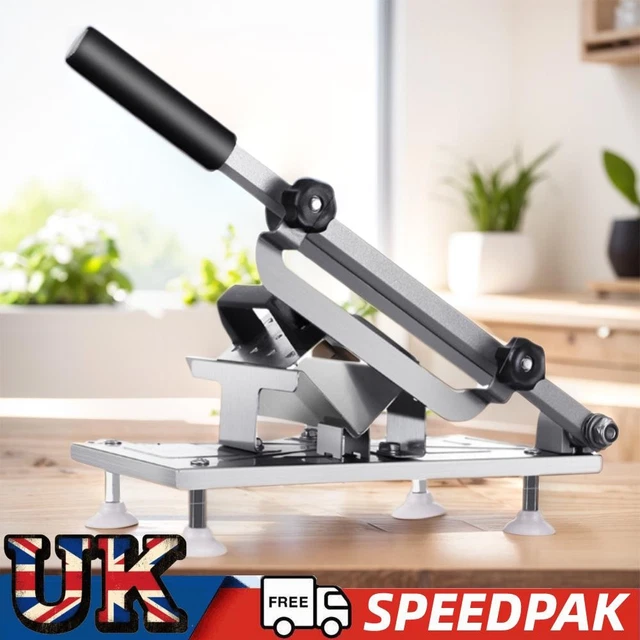 FROZEN MEAT CUTTING Machine Table Slicer Stainless Steel Manual Meat ...