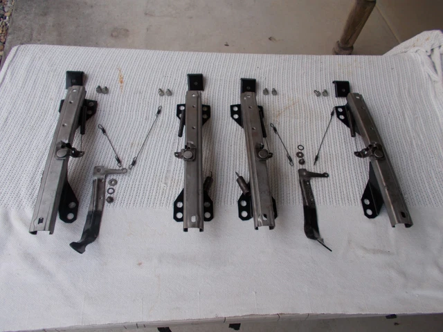 HOLDEN HQ HJ Hx Hz Wb Bucket Seat Rail Runner Set & Hardware Ss Gts ...