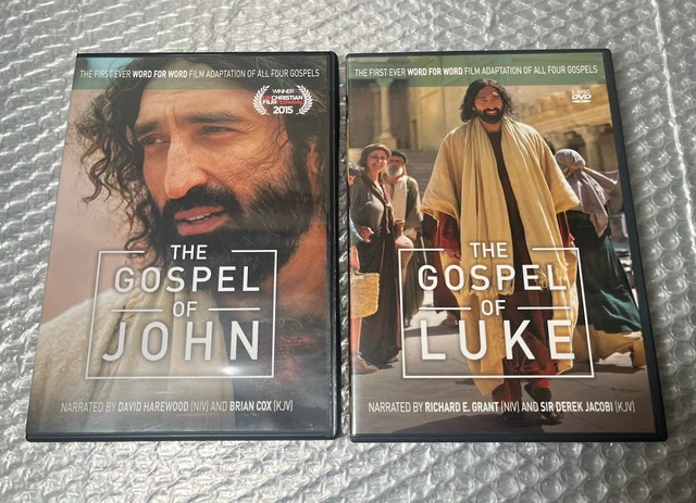 THE GOSPEL OF John & The Gospel of Luke DVD Pair Religion Bible ...
