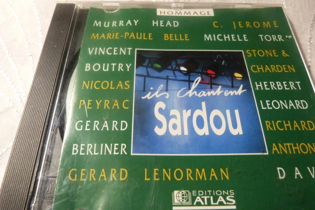 MICHEL SARDOU CD 12 chansons Atlas Hommage 1998, Ils chantent Michel ...