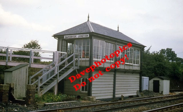 ORIGINAL 35MM Slide Diesel/Steam Train/Railway Shirebrook Junction 30th ...