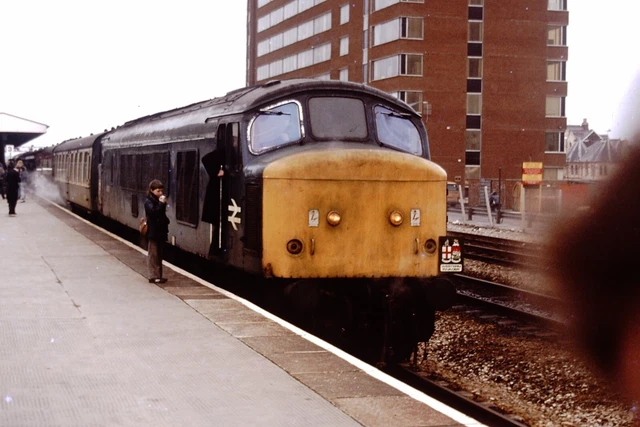 BRITISH RAIL BR Diesel Loco Railway Slide Ref 2517 £2.50 - PicClick UK