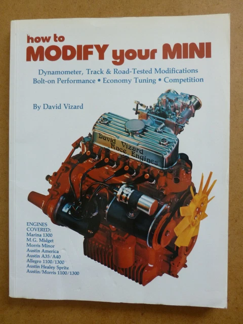 HOW TO MODIFY Your Mini by David Vizard Austin A35 A40 MG Midget A ...