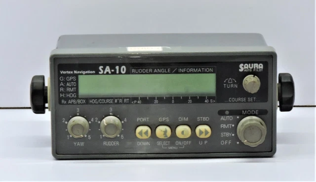 SAURA SA-10 AUTOPILOT Vertex Navigation Helm Transmitter Model TR-2 ...