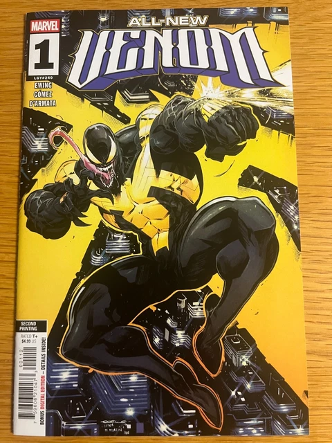 ALL-NEW VENOM VOL 1 #1 (2025) Coello 2nd Print Variant Marvel Comics ...