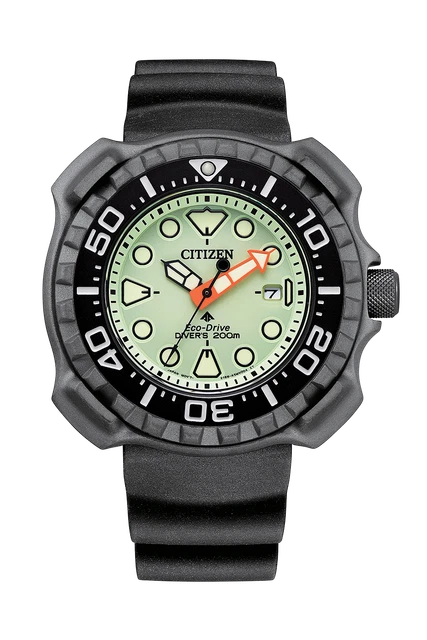 CITIZEN PROMASTER MARINE BN0227-17X Eco-Drive Super Titanium 200M WR ...