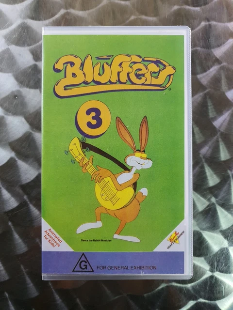 BLUFFERS VOLUME 3 - 1987 VHS Cartoon - Video Tape $5.90 - PicClick AU