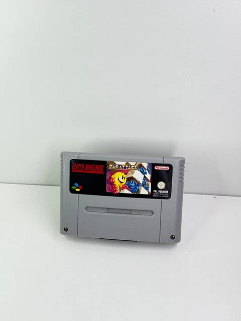 PAC ATTACK SNES Modul Getestet Guter Zustand PAL Version Super Nintendo ...