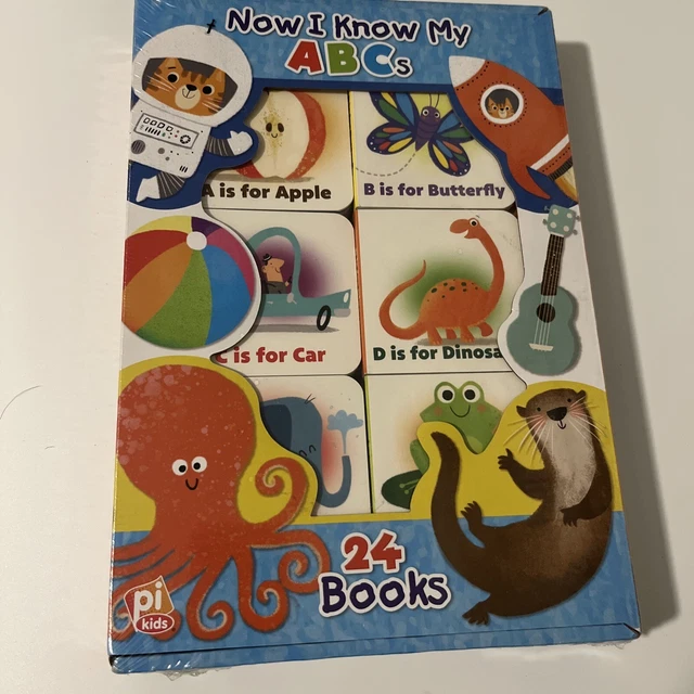 NOW I KNOW My ABCs 24 Books Early Learning Toys Preschool New $9.50 ...