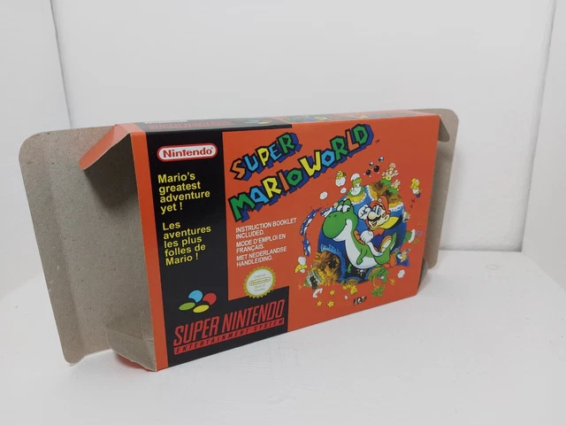 SUPER MARIO WORLD - red box - Super Nintendo - Pal - Nintendo - Only ...