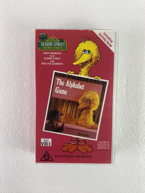 MY SESAME STREET Home Video The Alphabet Game VHS 1992 - Free Post $39. ...