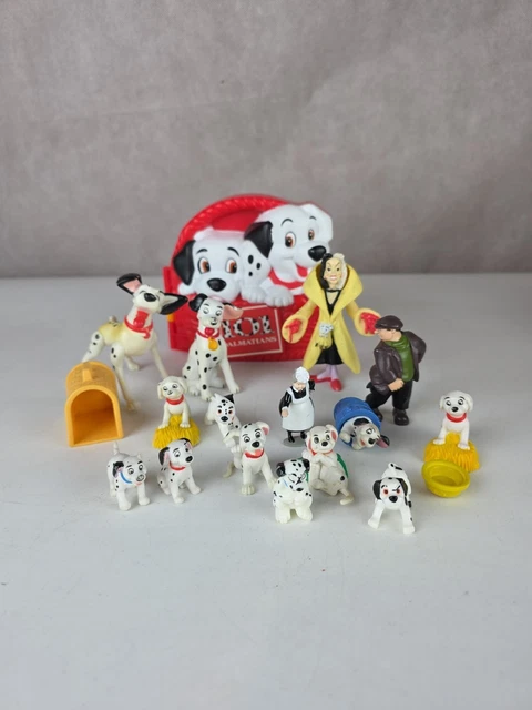 VINTAGE 1990'S MATTEL Disney 101 Dalmatians Once Upon A Time Playset ...