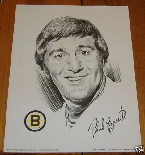 BOSTON BRUINS phil esposito portrait 1970's $26.69 - PicClick CA