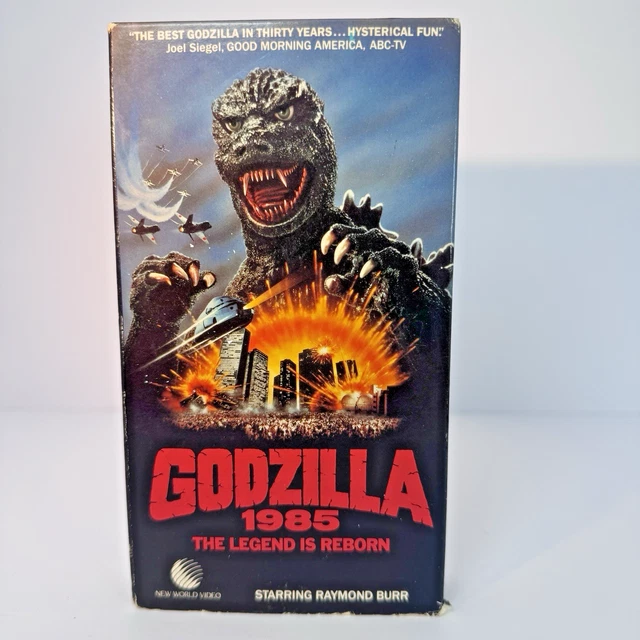 GODZILLA 1985 THE Legend Is Reborn VHS Tape New World Pictures. Vintage ...