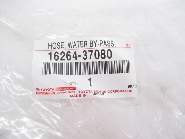 GENUINE OEM TOYOTA 16264-37080 Coolant Water Bypass Hose 2012-2015 ...