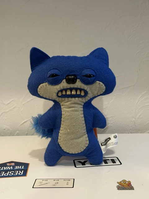 FUGGLER FUNNY UGLY Monster 10" Suspicious Fox Blue Plush 2018 £12.94 ...