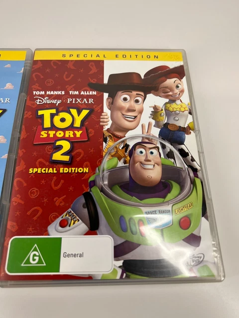 TOY STORY 1 and 2 Special Edition bundle special features Region 4 $14. ...