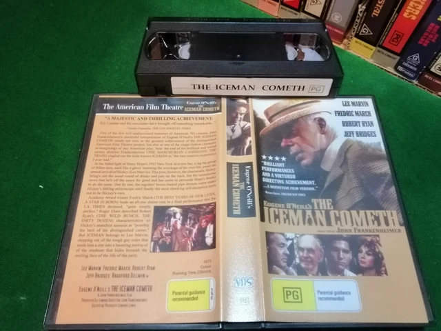 THE ICEMAN COMETH 1973 Pre Cert 'Extremely Rare' Australian VHS Pal ...