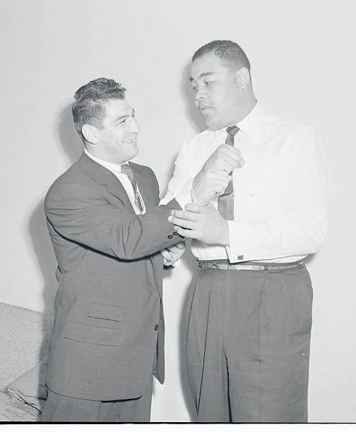 PETER MUELLER AND Joe Louis 1955 Old Boxing Photo EUR 5,13 - PicClick FR