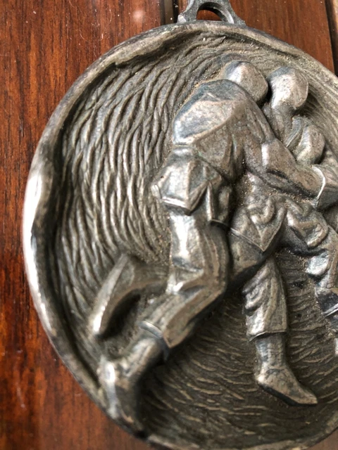 GRANDE MÉDAILLE JUDO Bronze Vintage - Objet de Collection Ancien EUR 10 ...