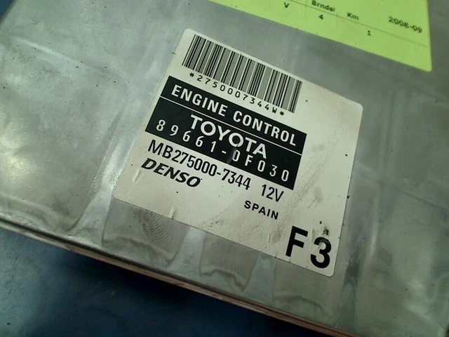 CALCULATEUR MOTEUR ECU Toyota Corolla Verso (R10/11) 2008 896610F030 ...