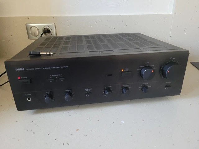 AMPLI HI-FI YAMAHA AX-570 integrated stereo amplifier 2 x 100W -1994 ...