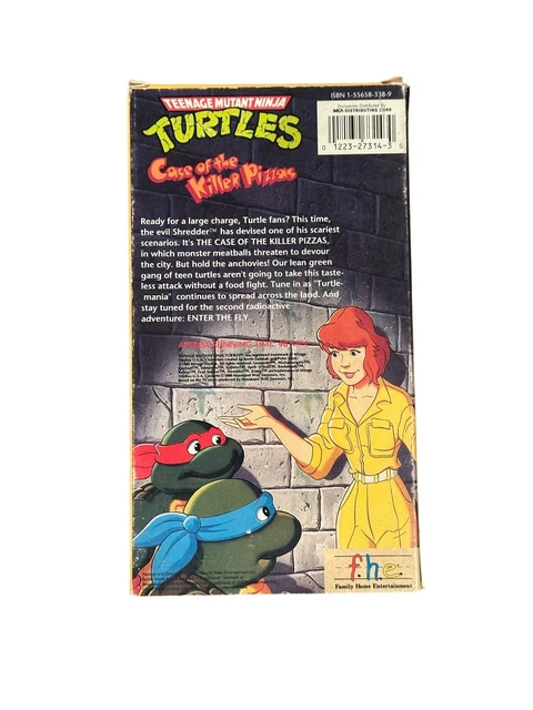 TEENAGE MUTANT NINJA Turtles Case of the Killer Pizzas VHS 1989 ...