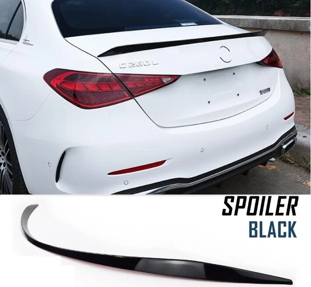 MERCEDES BENZ C-CLASS W206 2021-ON TRUNK SPOILER WING GLOSS BLACK C63 ...